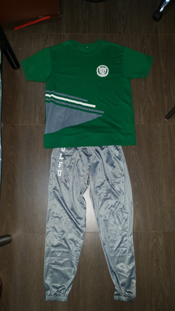 Our Lady of Fatima University (OLFU) PE Uniform Set Large, Men's ...