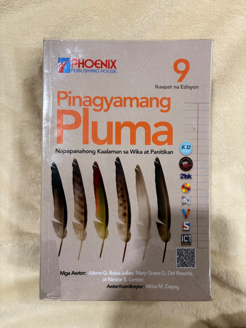 Pinagyamang Pluma 9 (4th Edition) Filipino Textbook, Hobbies & Toys ...