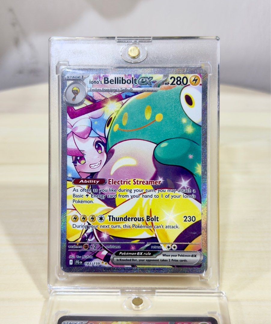 Pokemon Journey Together Iono’s Bellibolt EX SIR 183/159, Hobbies ...