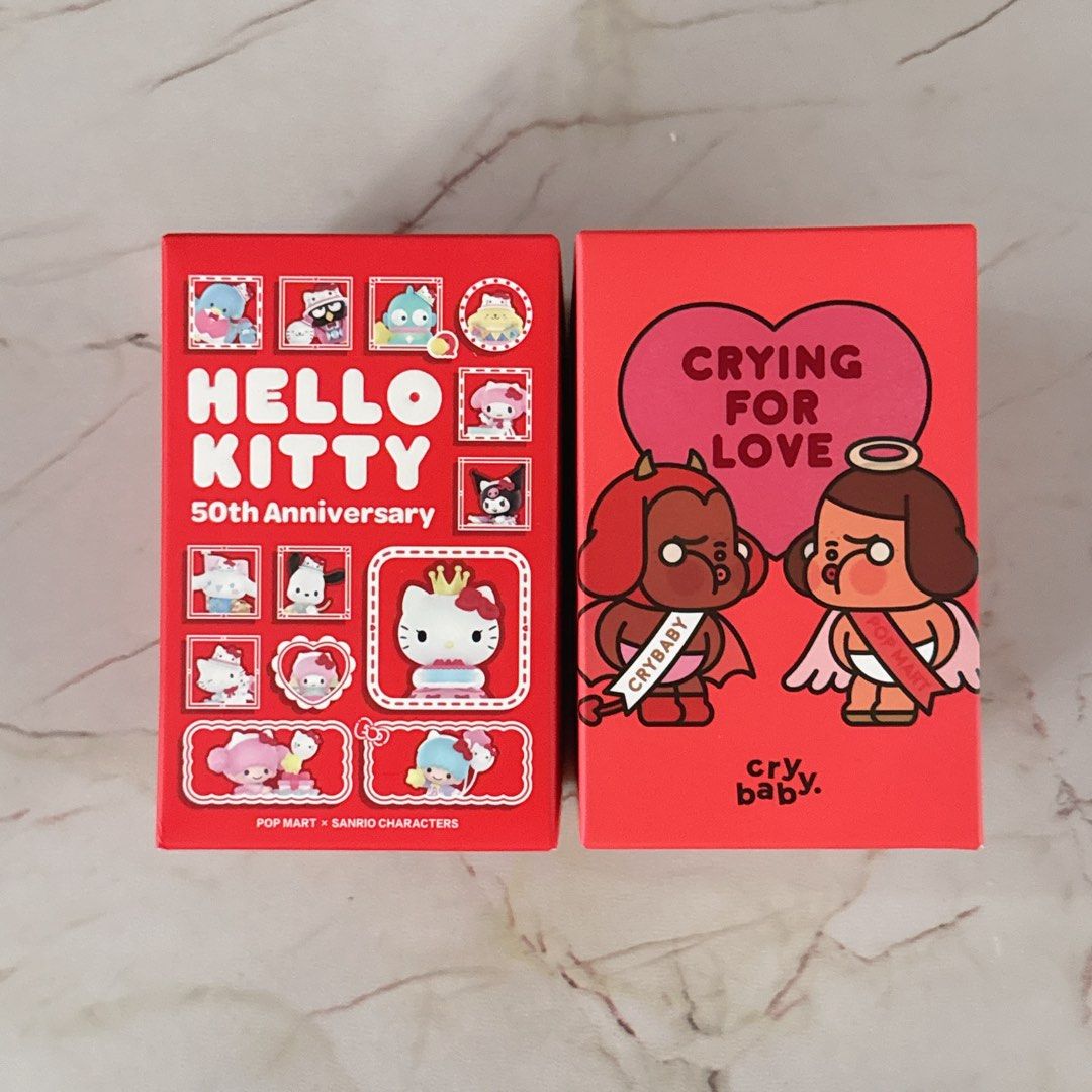 Pop Mart | Crybaby Crying For Love Series Figure | Sanrio Hello Kitty ...