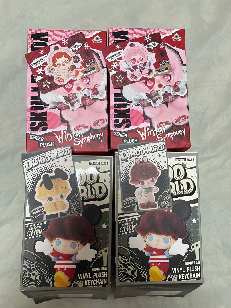 Popmart Dimoo World Skullpanda, 興趣及遊戲, 玩具 & 遊戲類 - Carousell