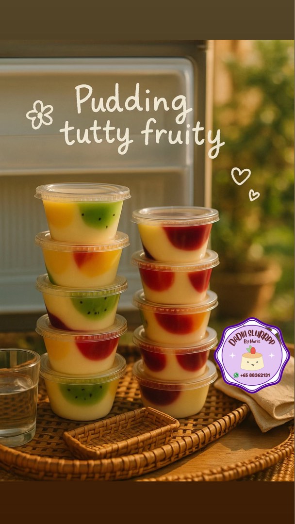 Pudding Tutti Frutti, Food & Drinks, Chilled & Frozen Food on Carousell