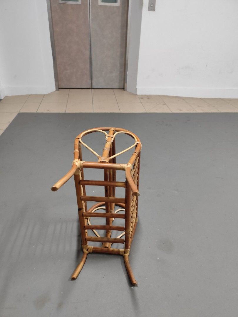 Rattan newspaper stand, Announcements on Carousell