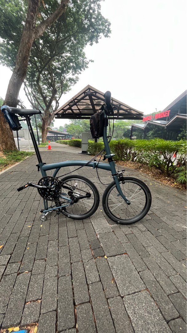 Sepeda Lipat Trifold 3Sixty Biru, Olah Raga, Sepeda di Carousell
