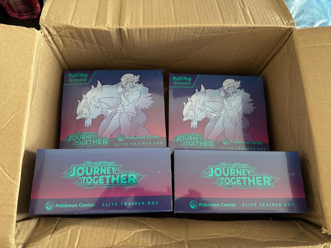 SHRINKED Journey Together Pokemon Center ETB, Hobbies & Toys, Toys ...