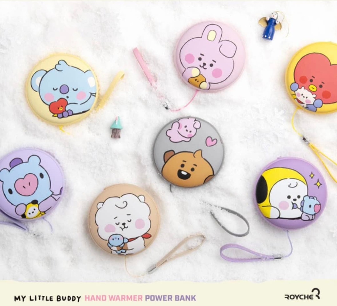 (STBO) BT21 Powerbank Handwarmer Tata & Koya, Hobbies & Toys ...