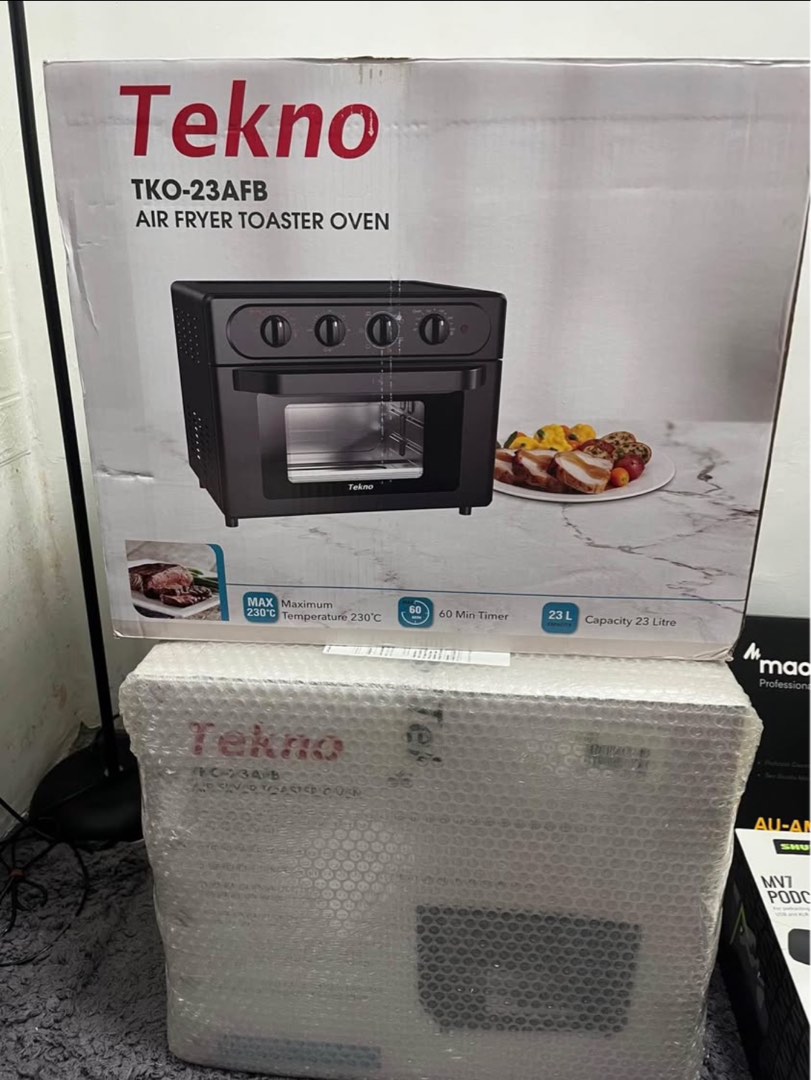 Teknow Air Fryer Toaster Oven TKO-23AFB, TV & Home Appliances, Kitchen ...