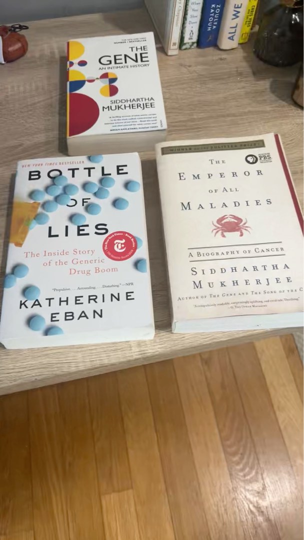 The Gene, bottle of lies, the emperr of all maladies, Hobbies & Toys ...