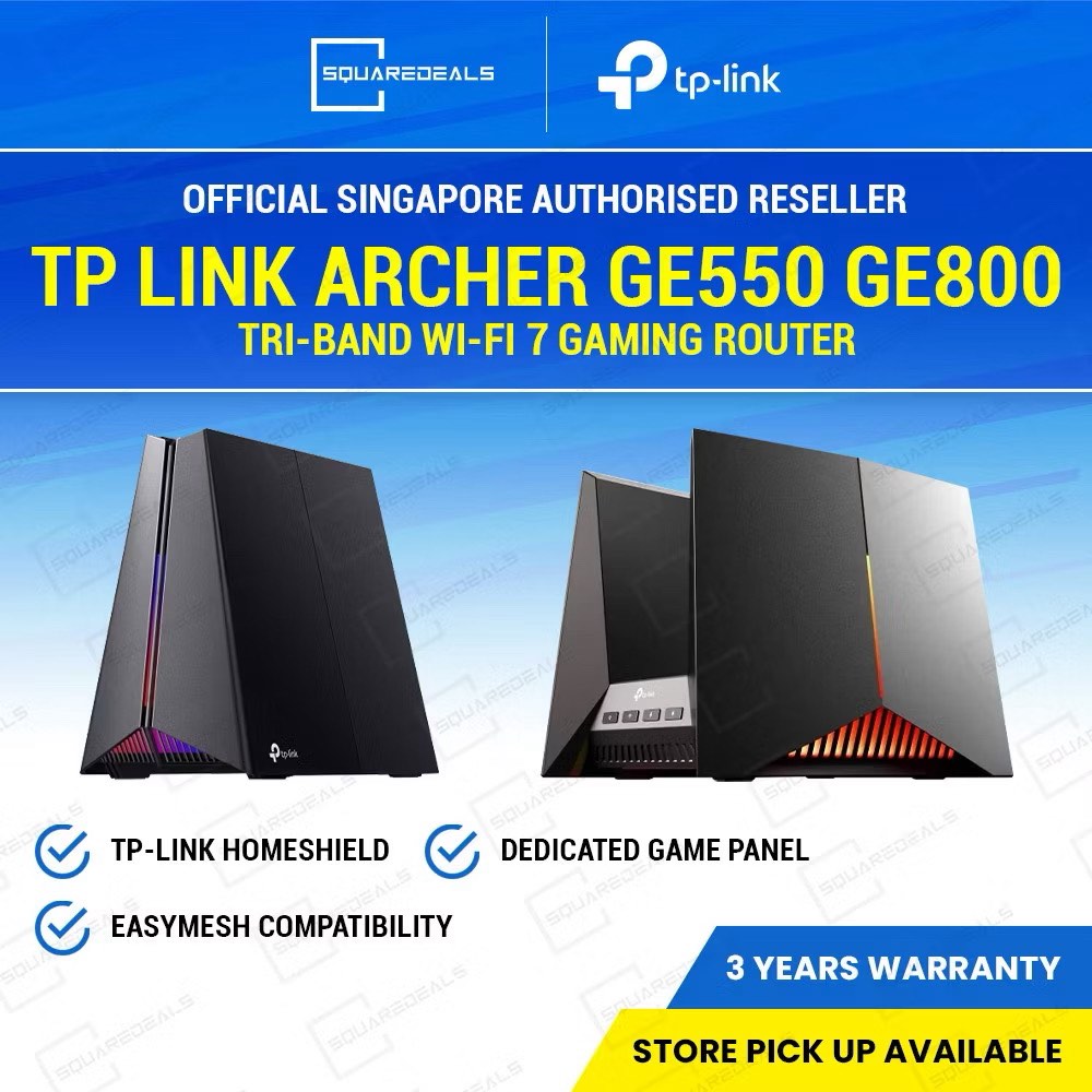 TP Link Archer GE550 BE9300 Tri-Band Wi-Fi 7 Gaming Router, Computers ...