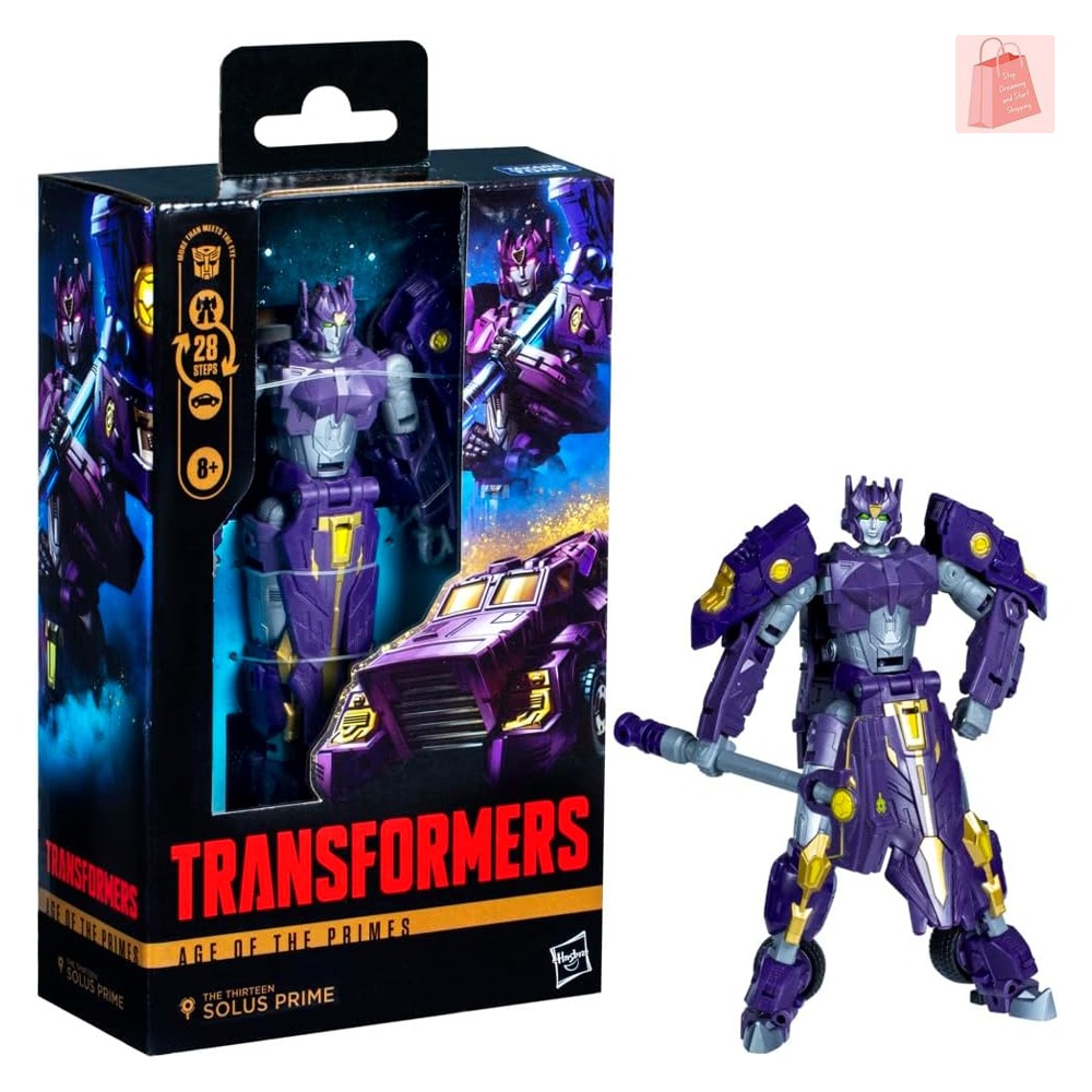 Transformers Age of the Primes Deluxe Class The Thirteen Solus Prime, 5 ...
