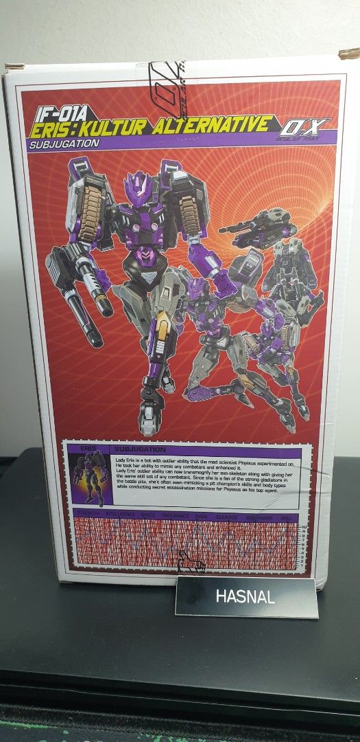Transformers Mastermind Creations Ocular Max IF-01A Lady Eris: Kultur ...
