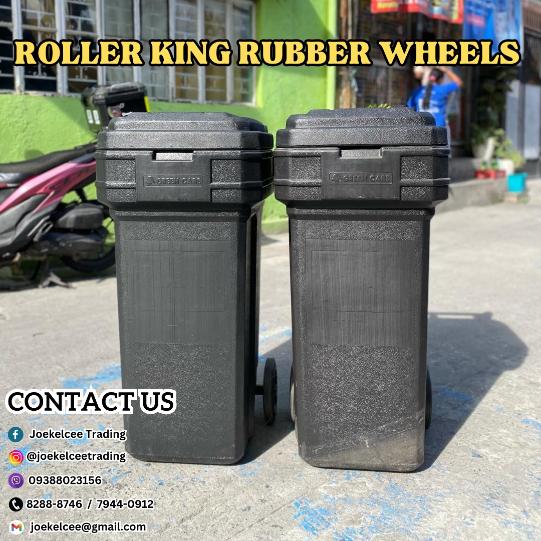 TRASH BIN ROLLER KING, Furniture & Home Living, Cleaning & Homecare ...