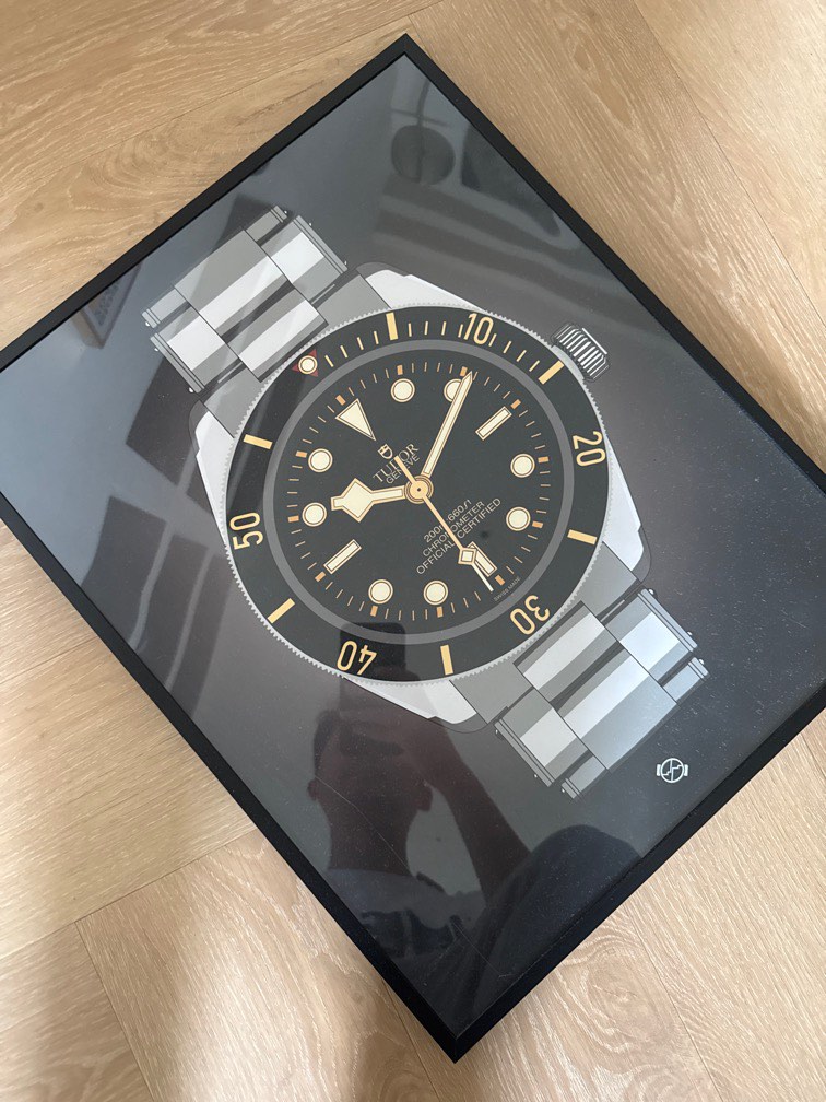 Tudor Black Bay 58 Photo Frame, Furniture & Home Living, Home Decor ...