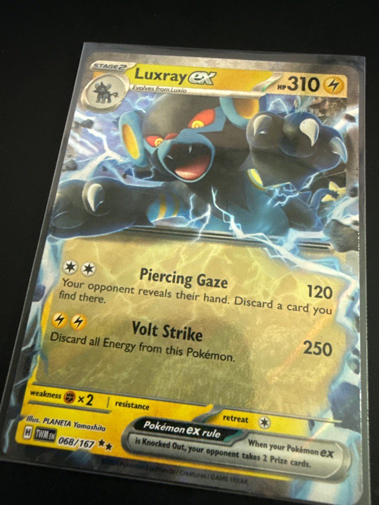 Twilight Masquerade - Luxray ex (Pokemon), Hobbies & Toys, Toys & Games ...