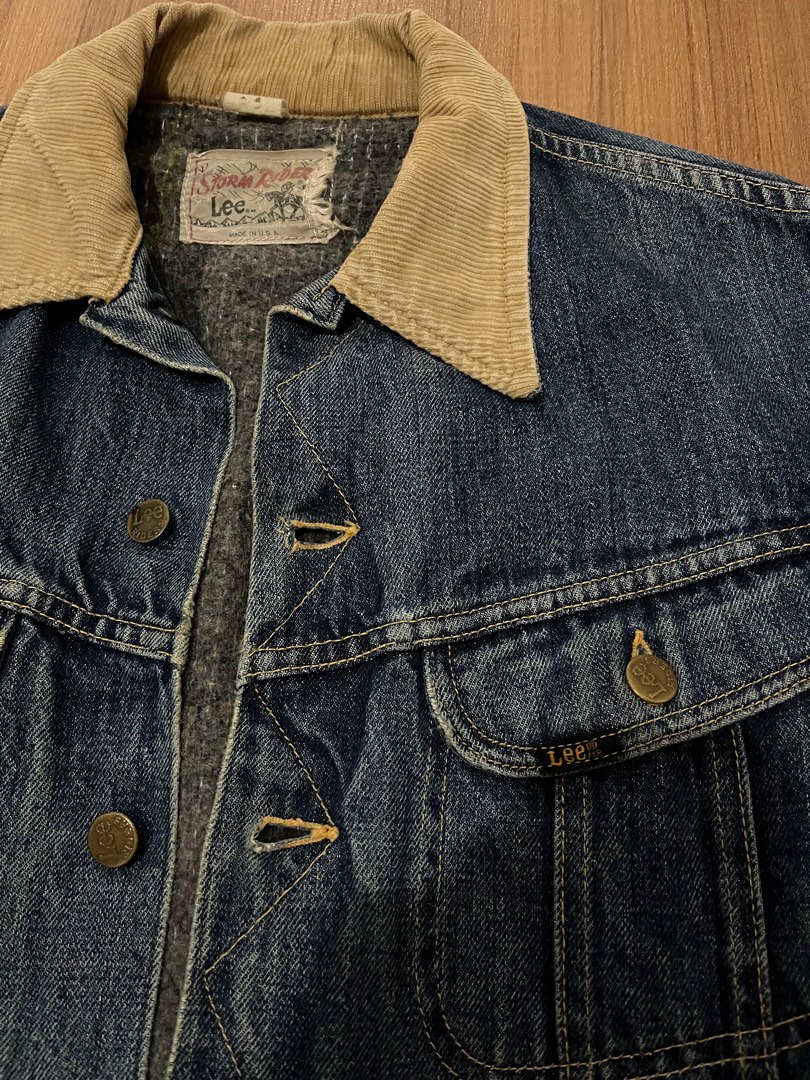 VINTAGE 70s // LEE STORM RIDER JACKET // MADE IN USA //, Men's Fashion, Activewear on Carousell