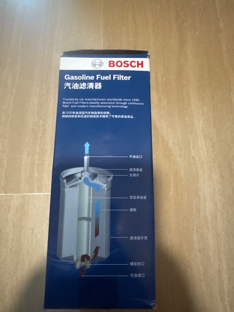 VW and Audi gasoline fuel filter, Car Accessories, Car Workshops ...