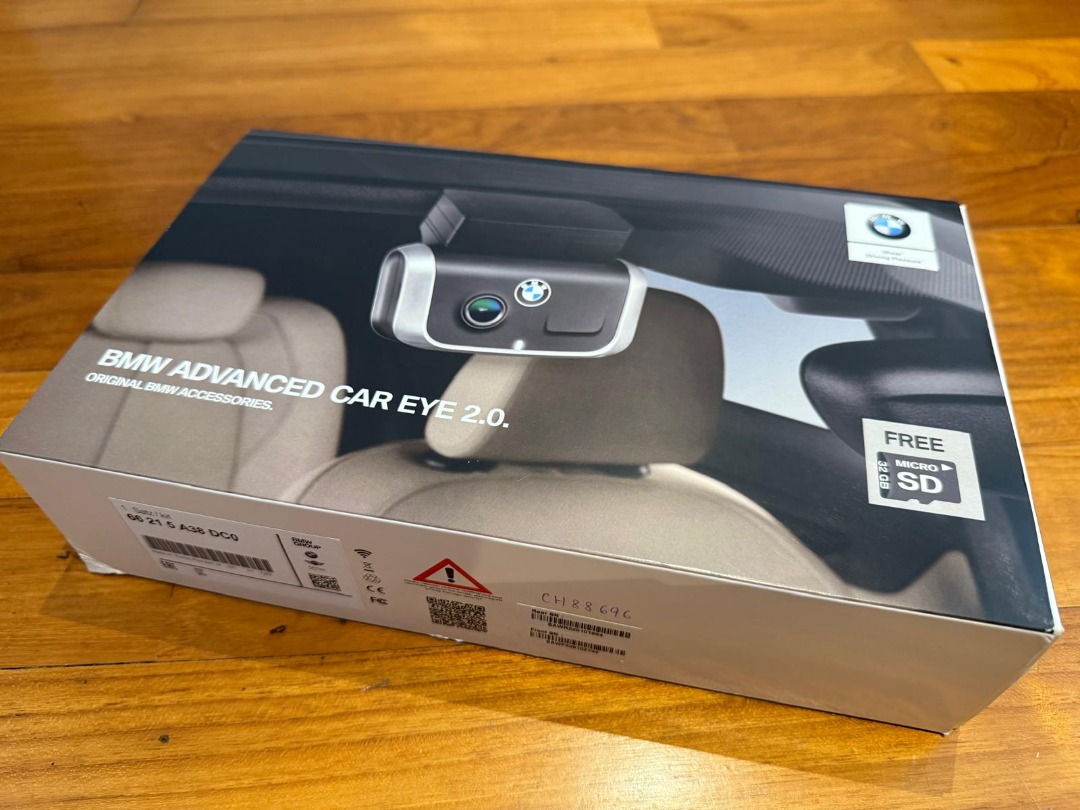 Almost New Boxed BMW Advanced Car Eye 2.0 Full Set (Front & Rear), Car ...