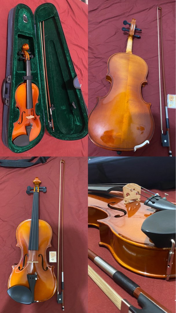 Biola Skylark Violin outfit 3/4-MV-007, Musik & Media, Alat di Carousell