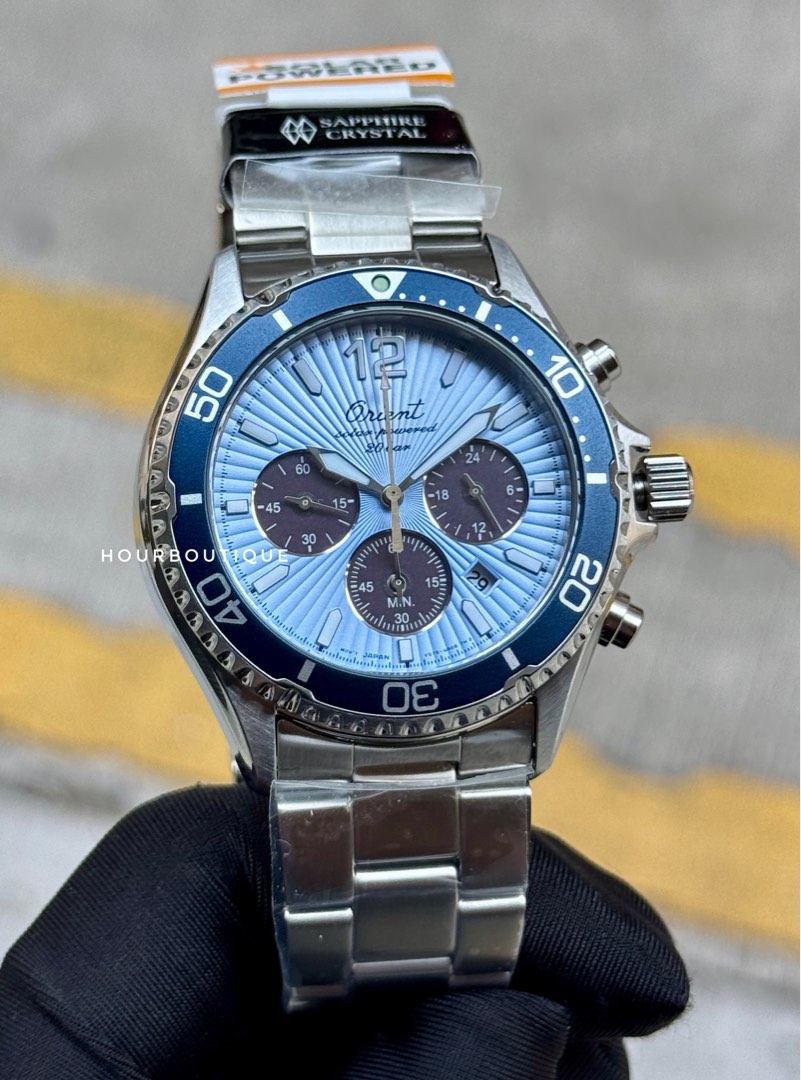 Brand New Orient Mako Solar Chronograph 75th Anniversary Divers Watch ...