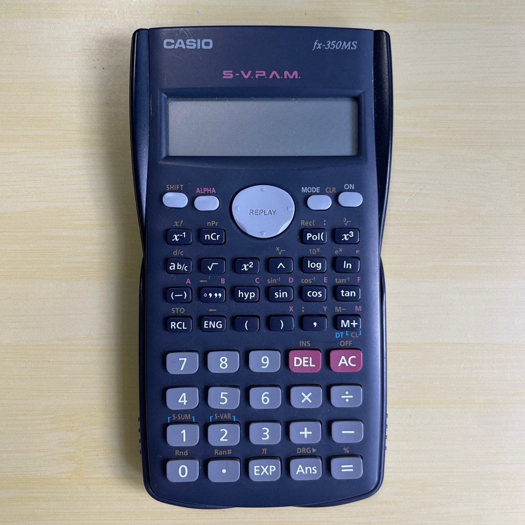 CASIO FX-350MS SCIENTIFIC CALCULATOR S-VPAM, Hobbies & Toys, Stationery ...