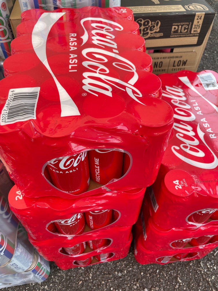 Coca Cola 24 cans, Food & Drinks, Beverages on Carousell