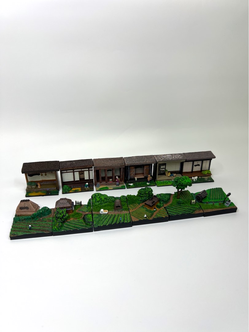 Coca Cola First Stage Tea Farmhouse Diorama Miniature Lot of 12 Figures ...