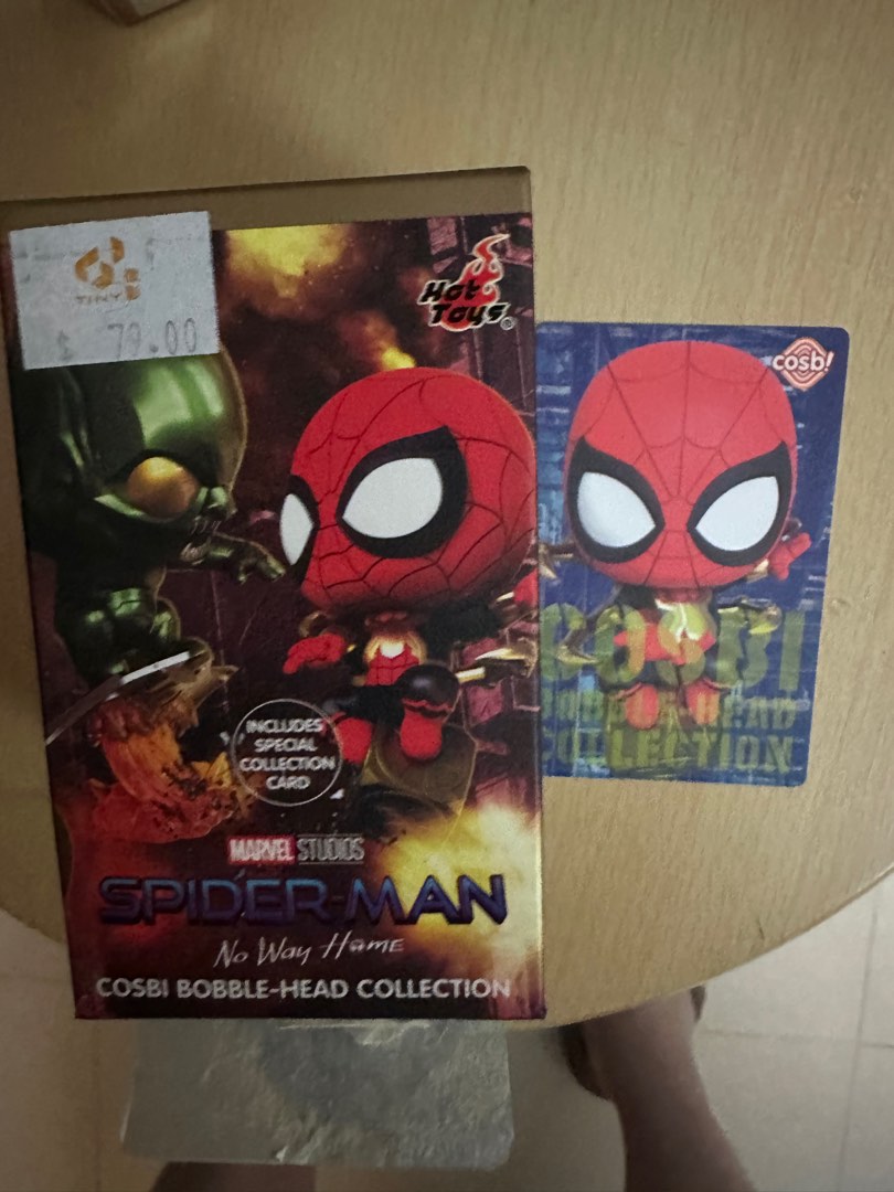Cosbi Bobble Spider Man, 興趣及遊戲, 玩具 & 遊戲類 - Carousell