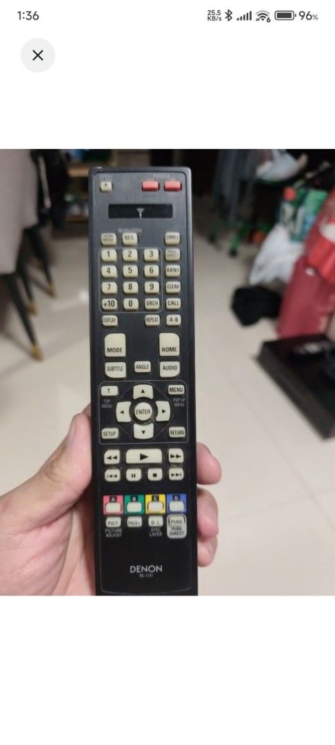 Denon Blu ray remote control, TV & Home Appliances, Other Home ...