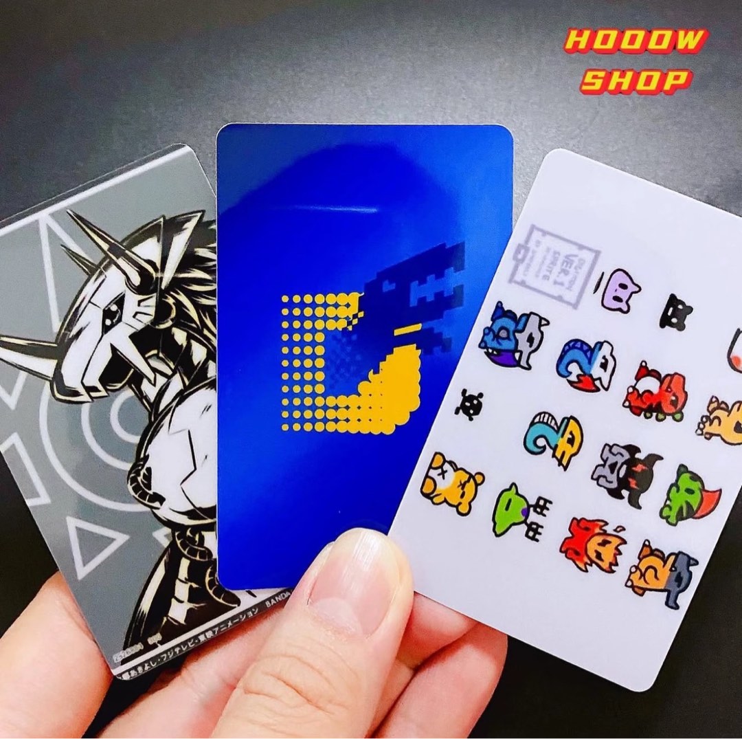 Digimon EZ-Link Card Sticker / Digimon blue card / Evolution blue card ...