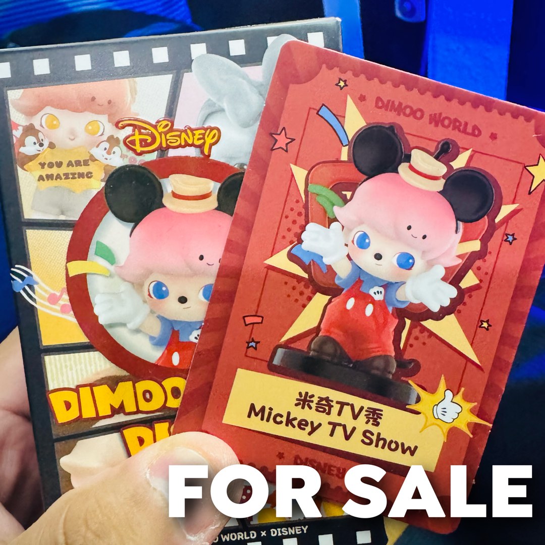 Dimoo World x Disney - MickeyTV, Hobbies & Toys, Toys & Games on Carousell