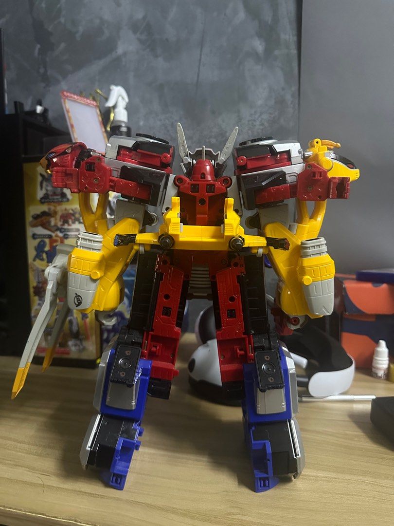 DX MEGAZORD GO BUSTERS, Hobbies & Toys, Toys & Games on Carousell