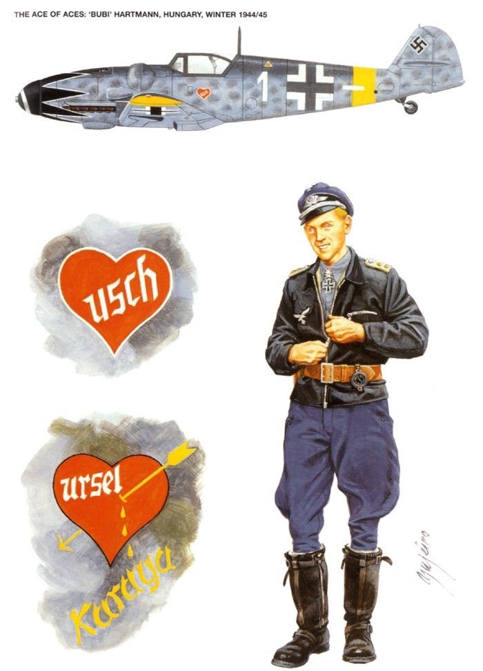 Erich Hartmann German WW2 Ace fighter pilot, The ace of aces. High ...