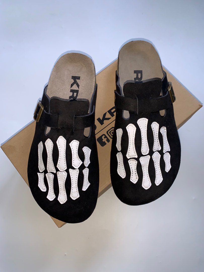 Skeleton Clogs, Men's Fashion, Footwear, Slippers & Slides on Carousell