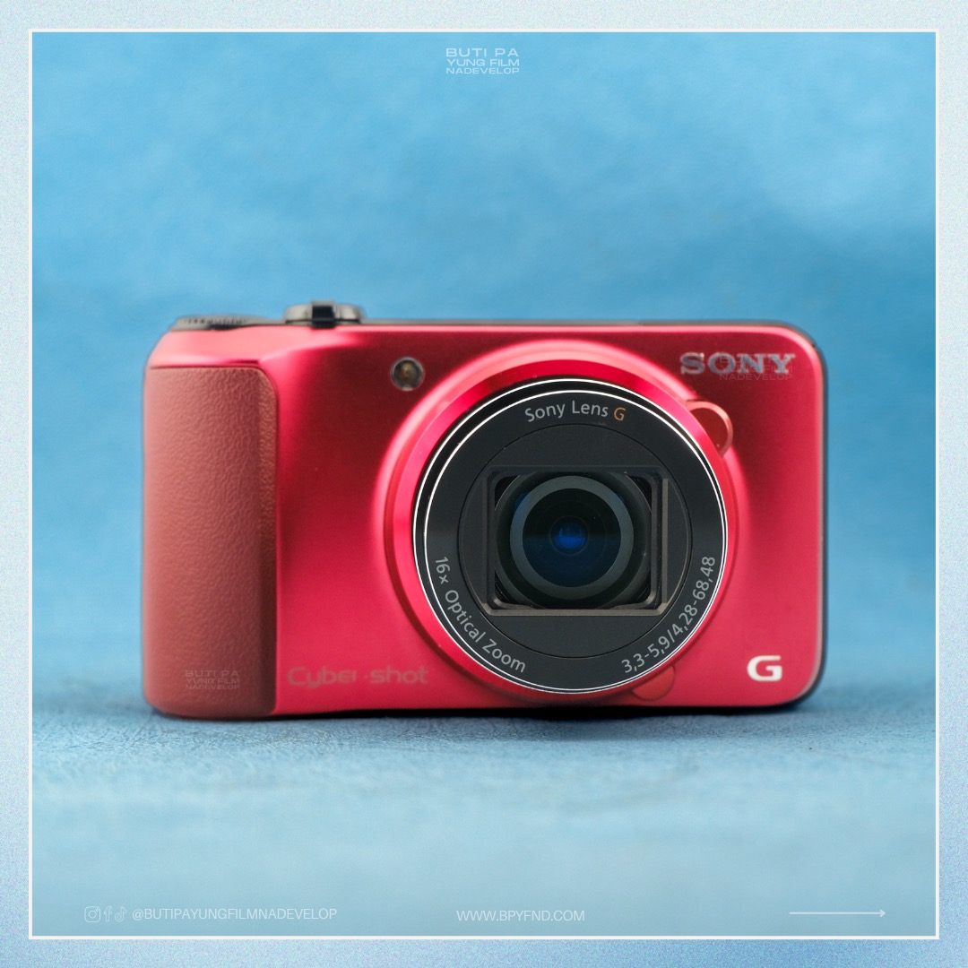 [FREE SHIPPING] SONY Cyber-Shot DSC-HX10V (red) - pop up flash ...