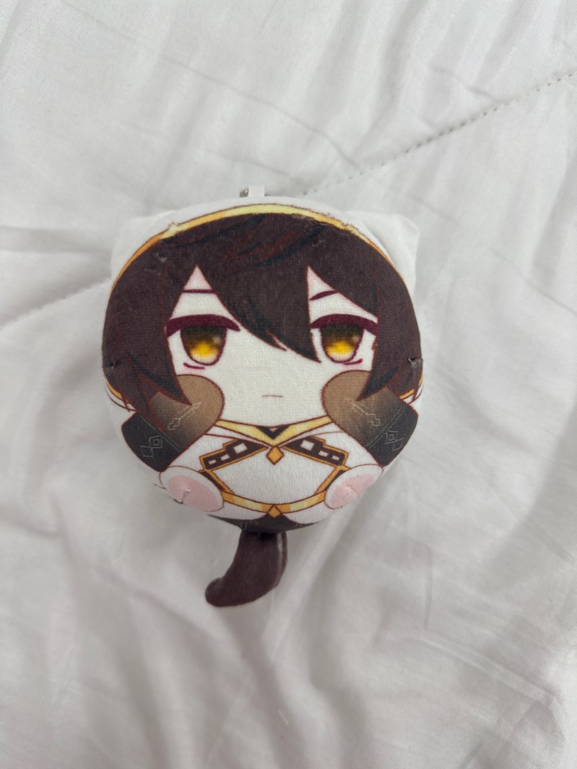 genshin impact zhongli rex lapis morax plush keychain, Hobbies & Toys ...