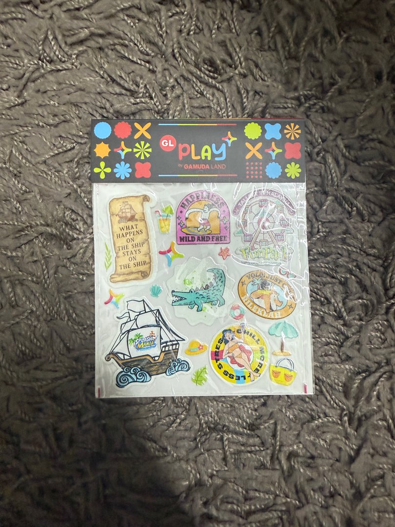 GL Play Exclusive Waterproof Sticker Set, Everything Else, Others on ...