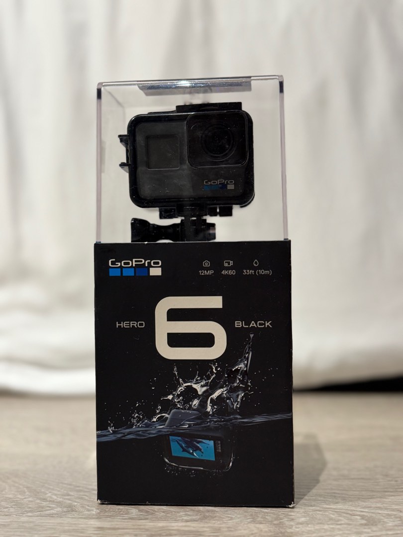 GoPro Hero Black 6 in Box, Photography, Cameras on Carousell