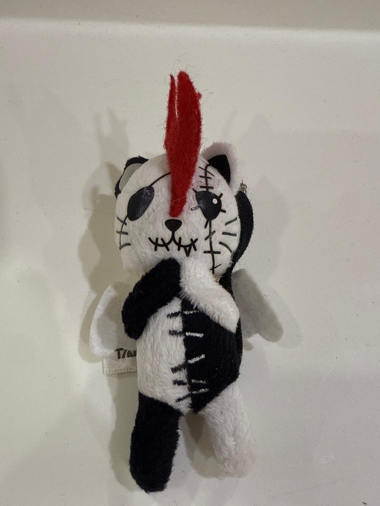 HANGRY&ANGRY Angel and Devil Mini Mascot plush keychain, Hobbies & Toys ...