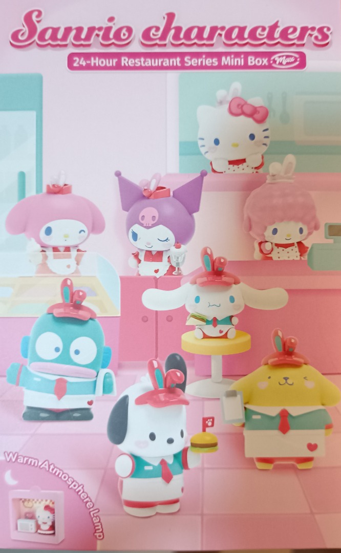 Hangyodon - Sanrio characters 24-hr Restaurant series mini box light ...