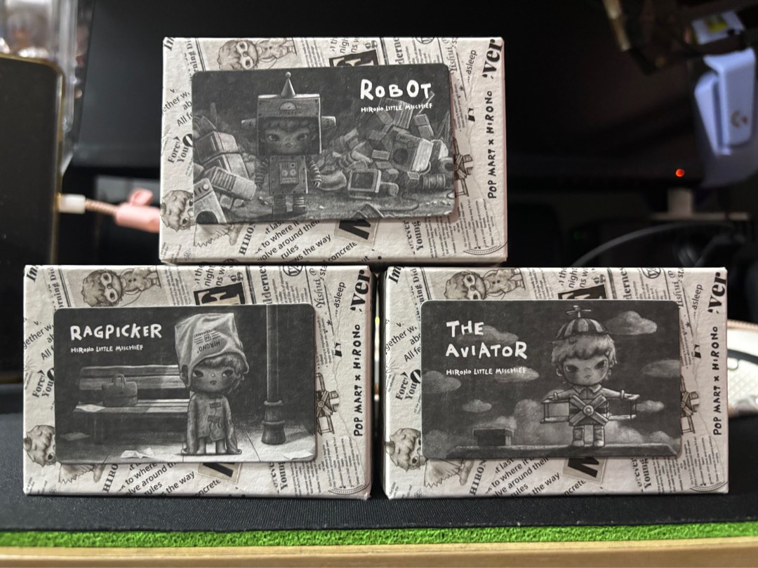 Hirono - Staying up, Robot, Ragpicker, Aviator Set, Hobbies & Toys ...