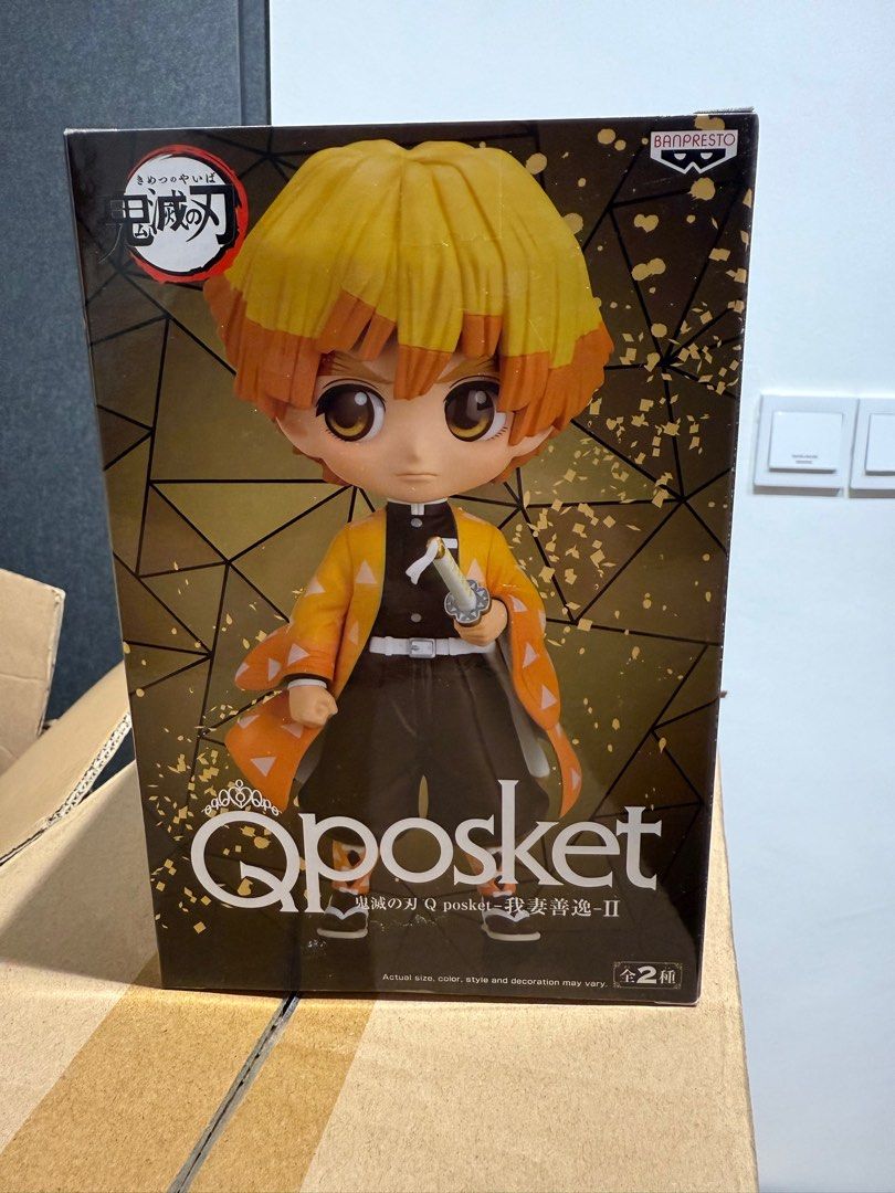 Kimetsu no Yaiba Demon Slayer Q Posket Zenitsu Agatsuma, Hobbies & Toys ...