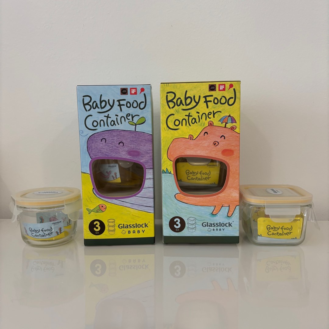Glasslock (Korean) Water Tight Baby Food Containers, Babies & Kids ...