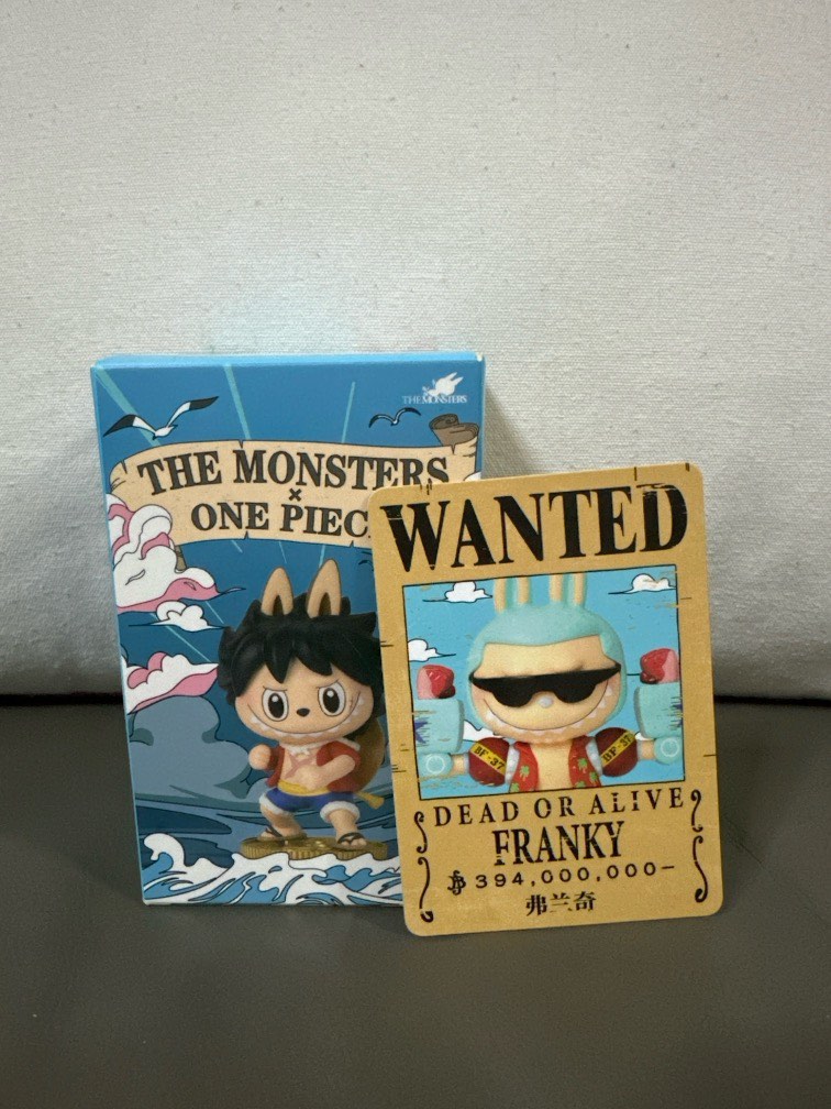 Labubu One Piece Franky, Hobbies & Toys, Toys & Games on Carousell