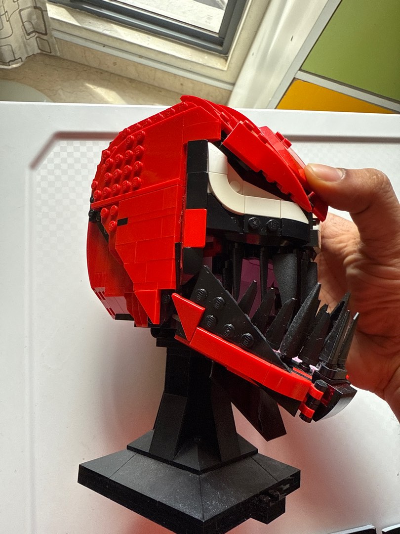 Lego Marvel Carnage Head Model Kit, Hobbies & Toys, Toys & Games on ...