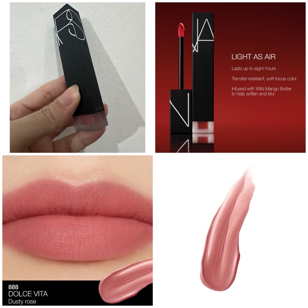 Lip Tint by NARS Color : 888 DOLCE VITA Dusty rose, Beauty & Personal ...
