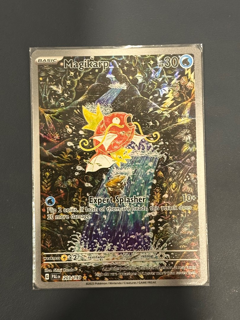 Magikarp IR English Paldea Evolved 203/193, Hobbies & Toys, Toys ...