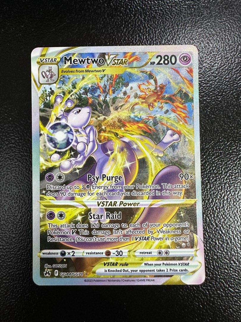 Mewtwo crown zenith, Hobbies & Toys, Toys & Games on Carousell