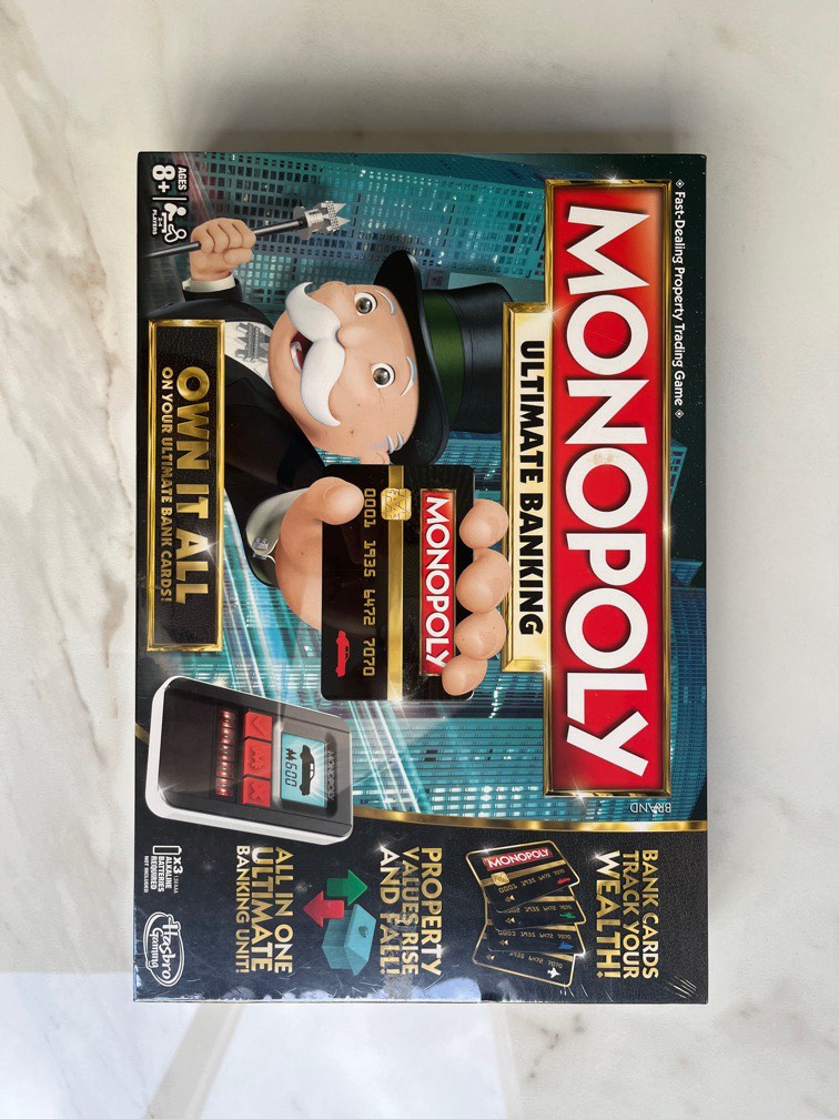 Monopoly Ultimate Banking - Credit Card Version, Hobbies & Toys, Toys ...