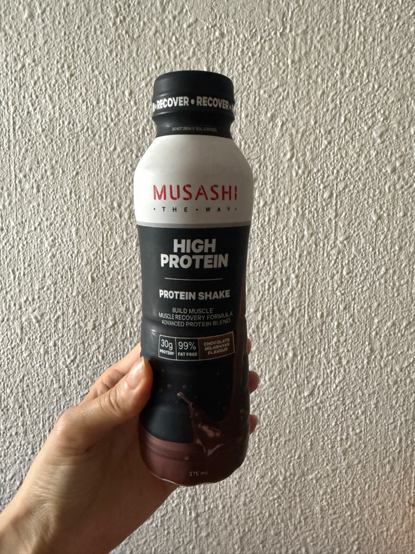 Musashi high protein 30g protein shake, Health & Nutrition, Health ...
