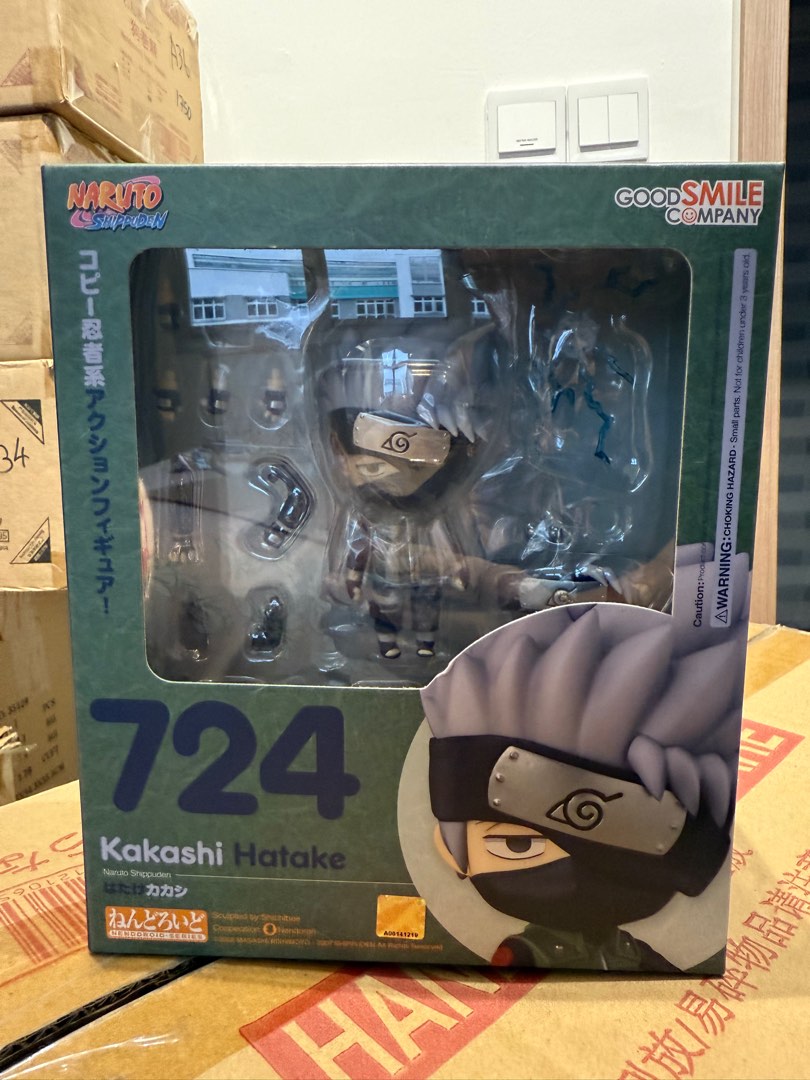 Naruto Shippuden Nendoroid 724 Kakashi Hatake, Hobbies & Toys, Toys ...